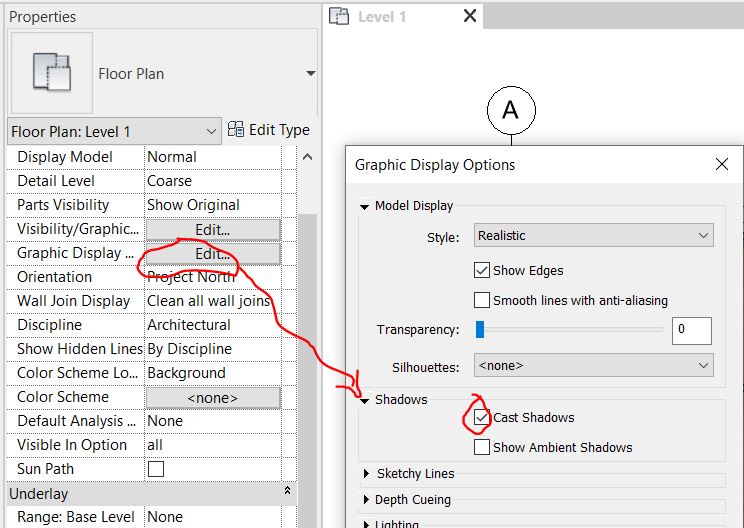 Shadows not showing up when floor is drawn in - Autodesk Community