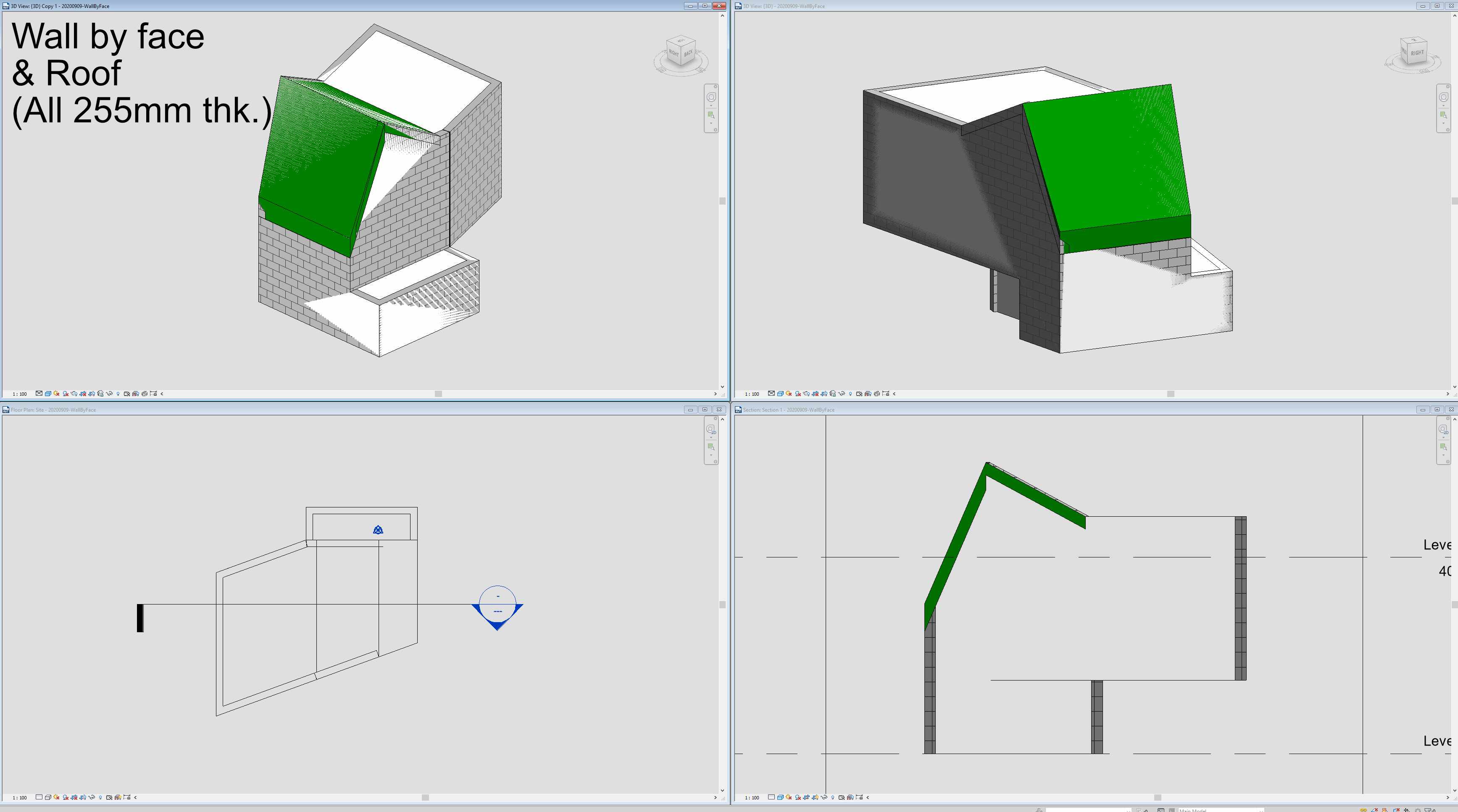 Solved: Wall By Face Leaves Undesired Intersections - Autodesk Community