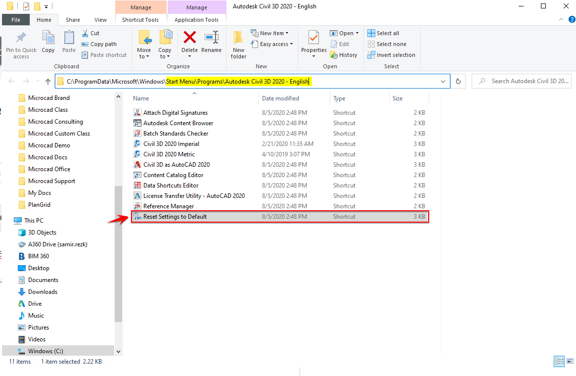 Solved: Datashortcut folder looses it's folders - Autodesk Community