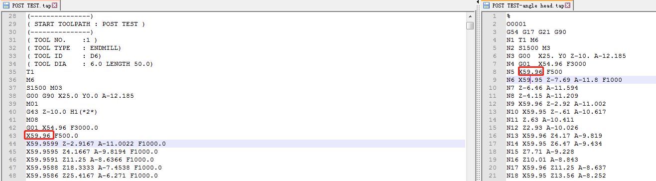 Solved: Postprocessor Question of Four-axis with angle-head - Autodesk Community