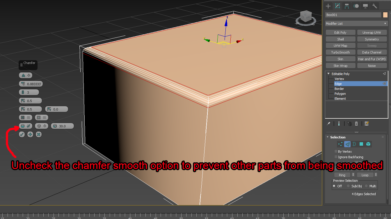 Problem with chamfer smoothing - Autodesk Community