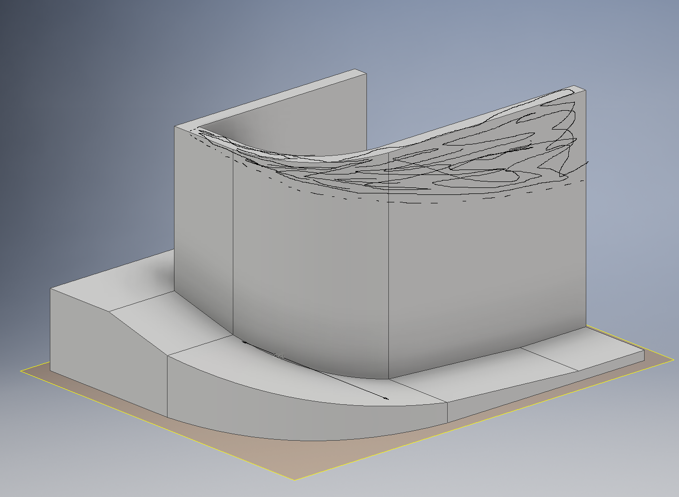 Solved: Creating a ramp following a wall - Autodesk Community