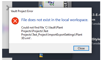 Vault 2021 copies PID template to VAULT P3D project folder and avoid any further modifications ...