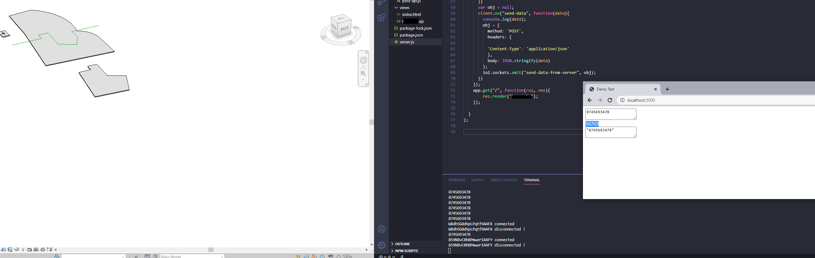 Solved: Revit connected and disconnected continuity nodejs server. - Autodesk Community