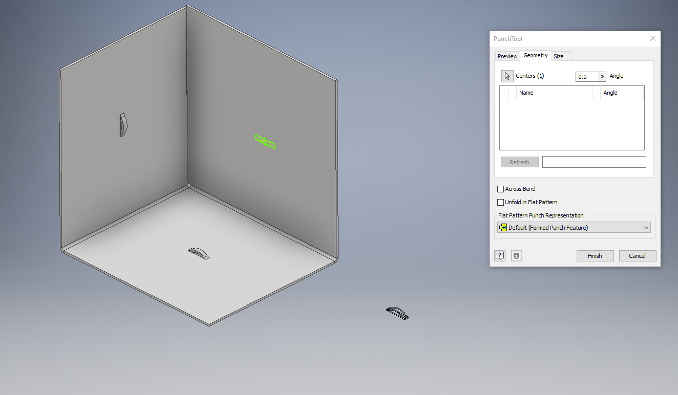 Punch Tool Orientation Mismatch Autodesk Community