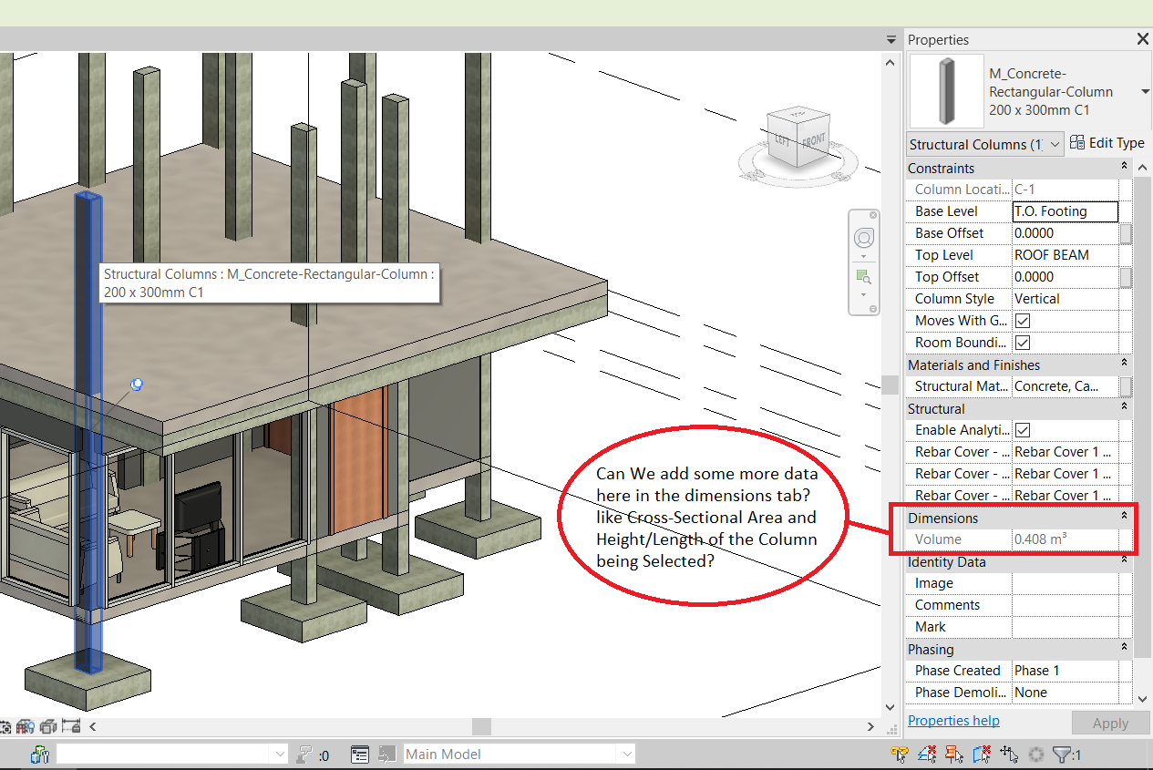 Column Height Parameter - Autodesk Community