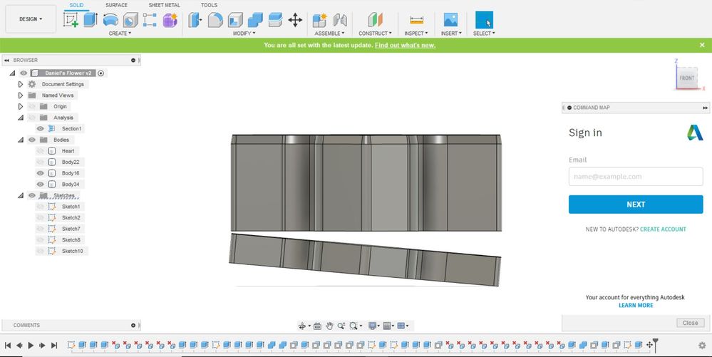 Solved: How can I make an model extrude with an angle on the end ...