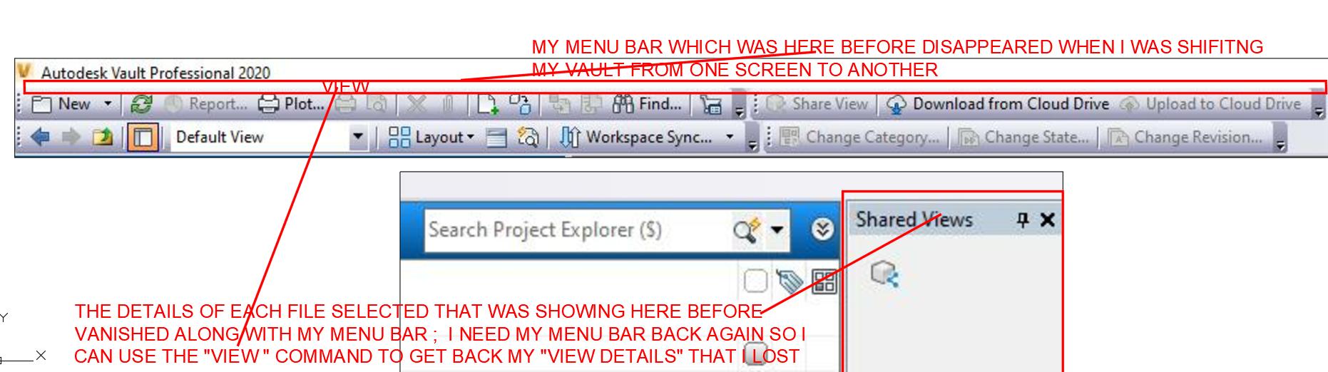 Solved Menu Bars Disappeared Autodesk Community