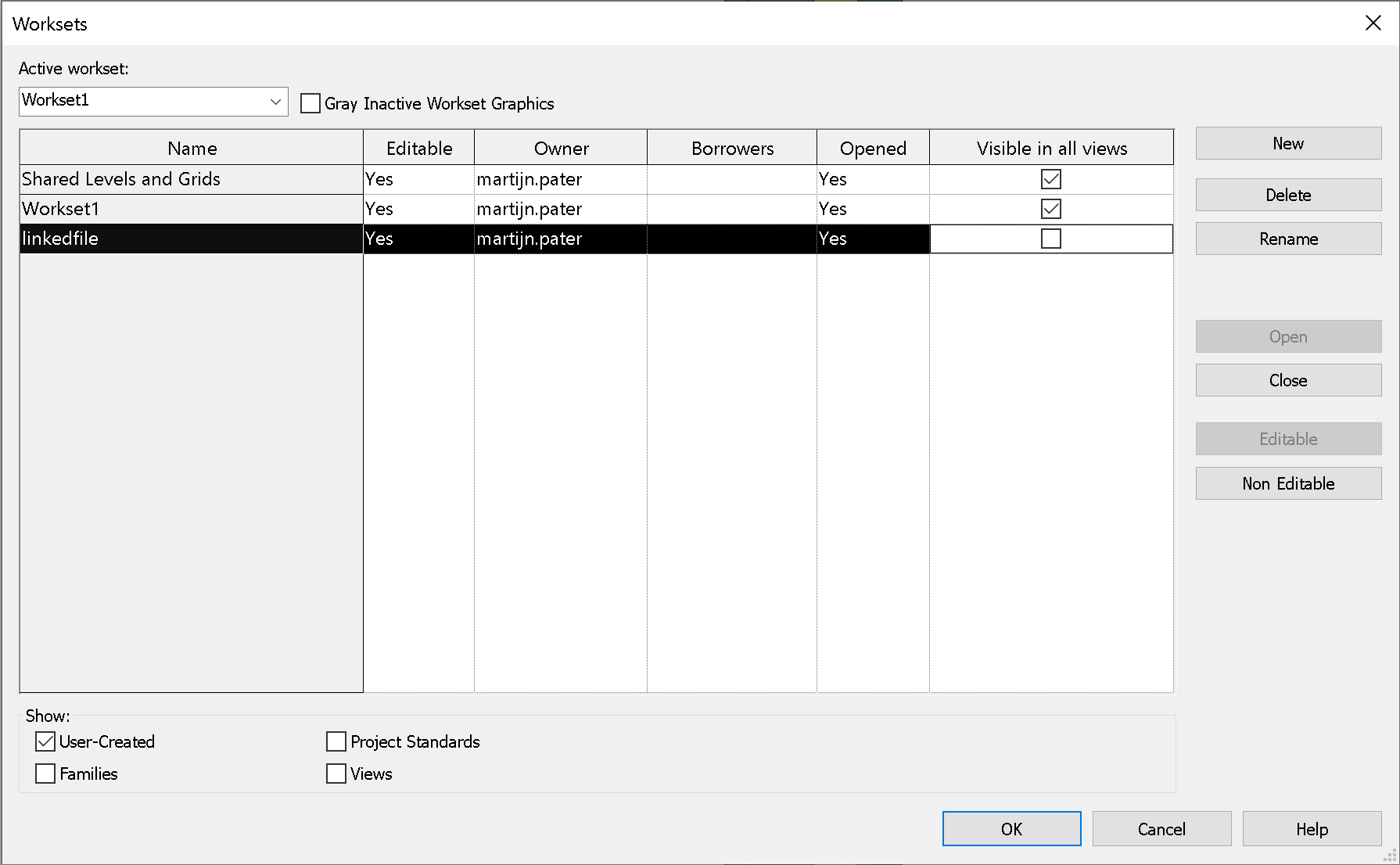 Using worksets without creating a central model - Autodesk Community