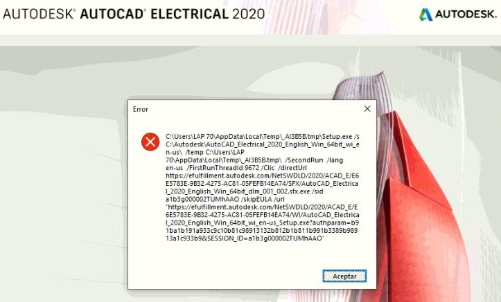 Necesito apoyo para el siguiente error - Autodesk Community