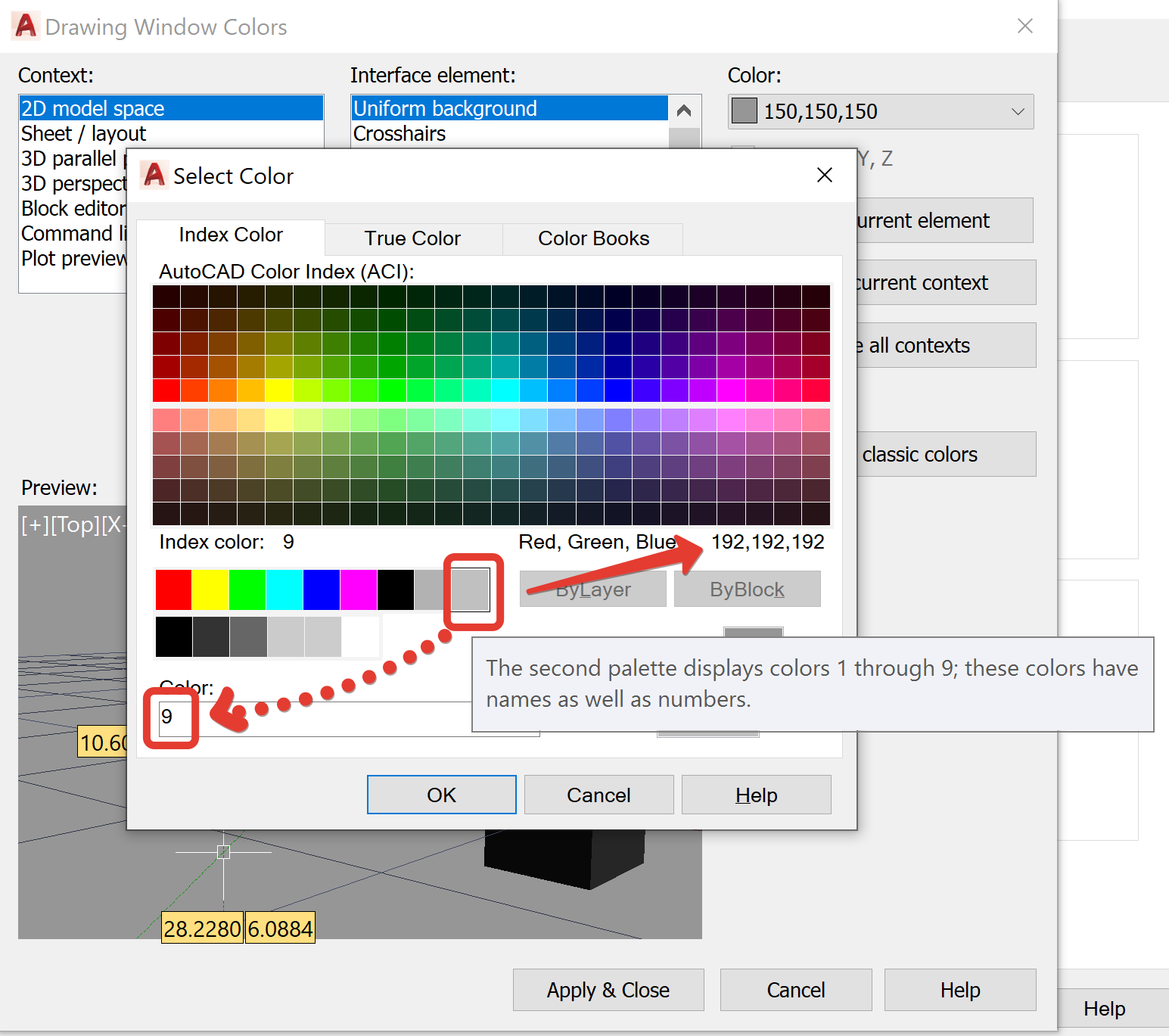 Solved: Default Index Colors? - Autodesk Community