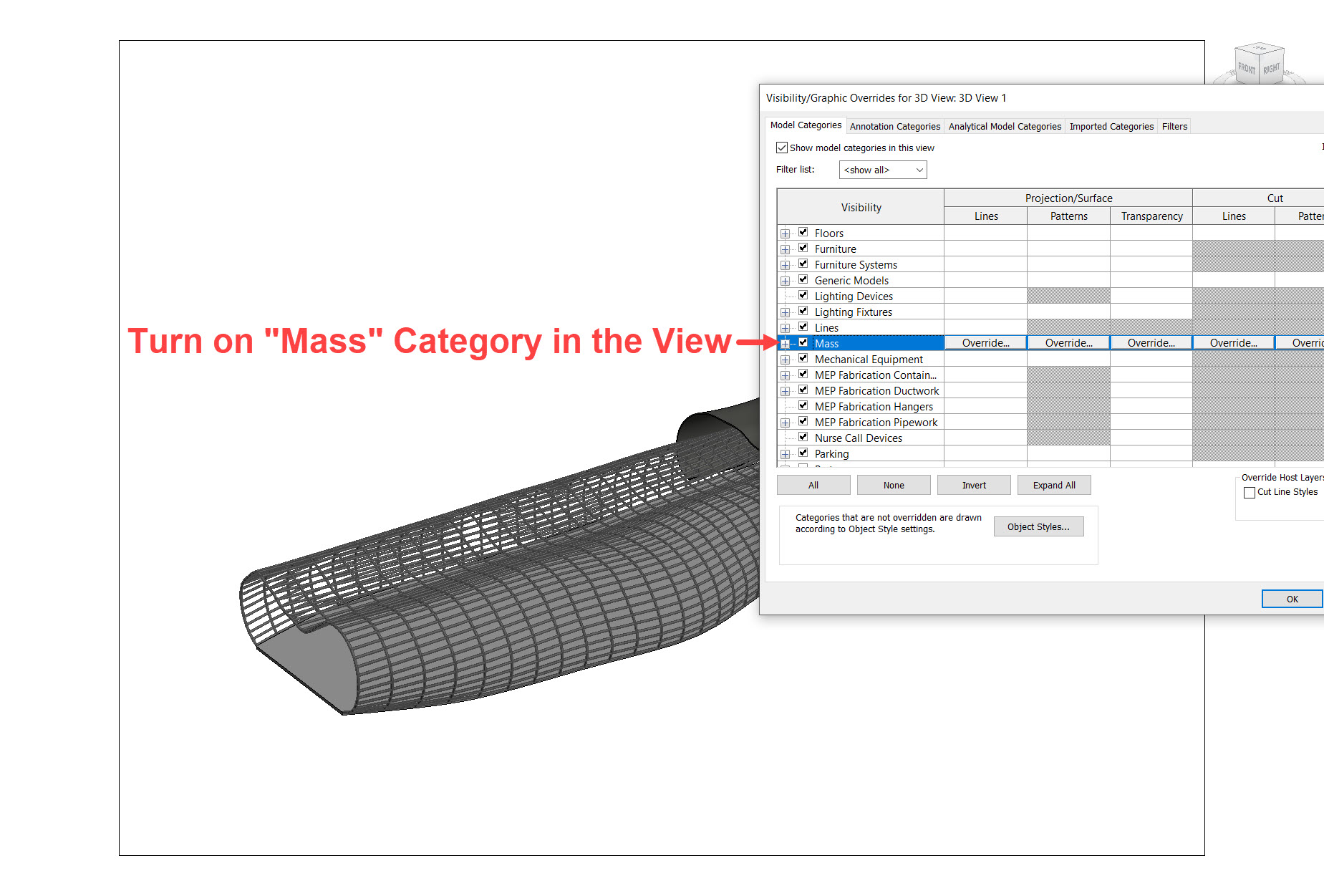 Solved: Massing Properties: Creating a form into a solid mass without a pattern - Autodesk Community
