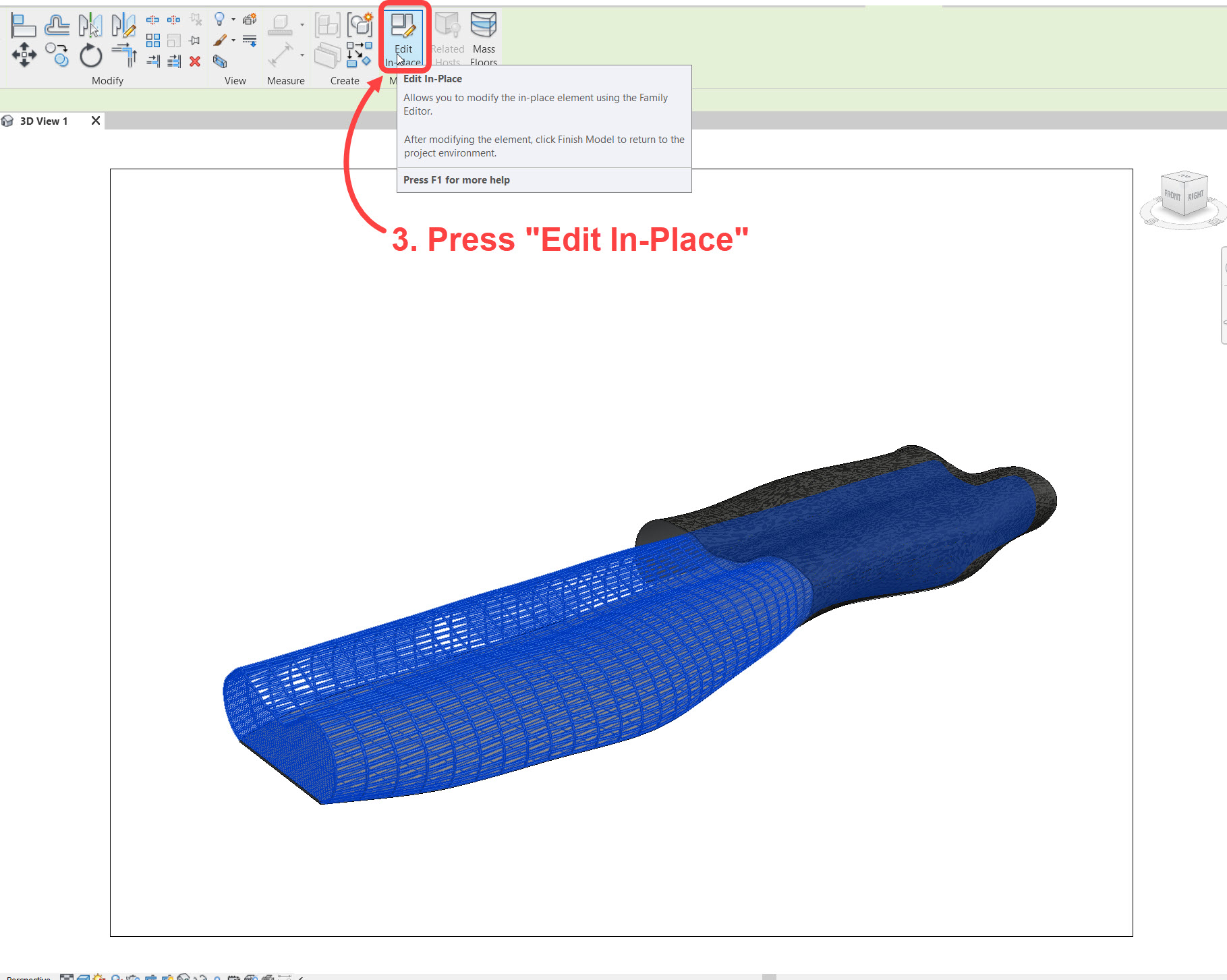 Solved: Massing Properties: Creating a form into a solid mass without a pattern - Autodesk Community