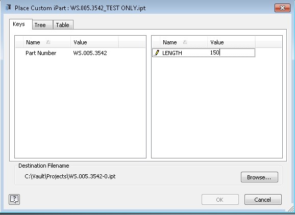 Solved: Setting Destination in Vault for Custom iPart Members - Autodesk Community