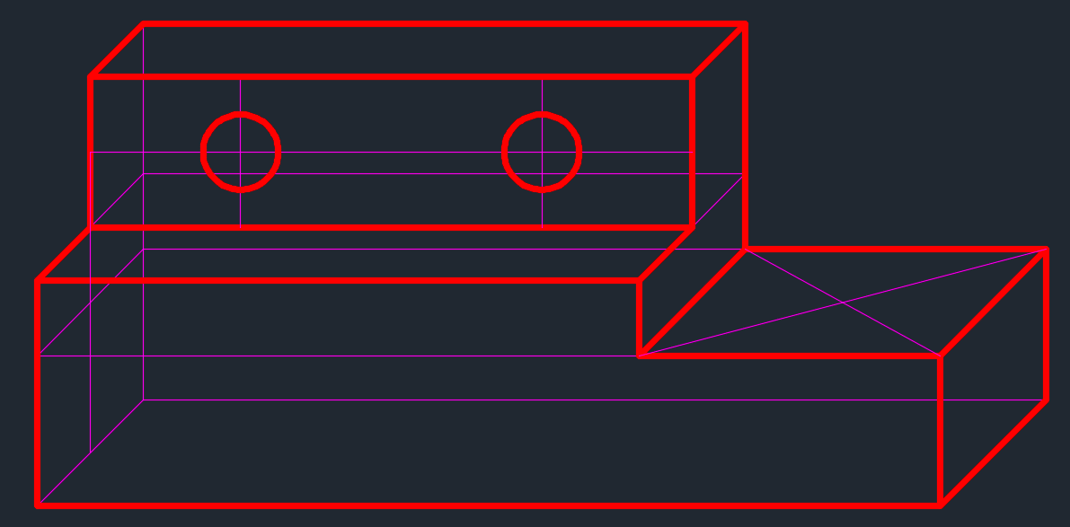 Solved: How to draw a circle in oblique pictorial (45 degrees ...