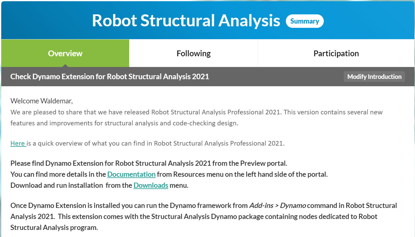 Dynamo Extension for Robot Structural Analysis 2021 - Page 2 - Autodesk ...