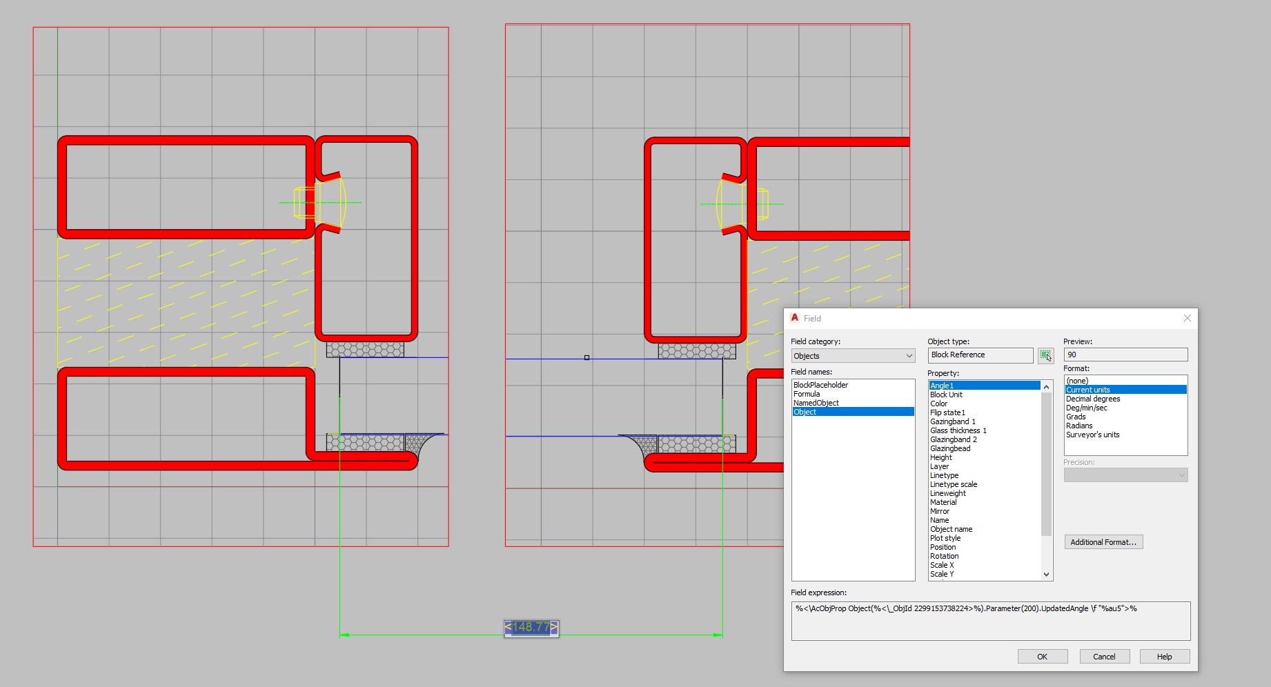 Dimensioning Between Different Objects Across Viewports Autodesk Community 