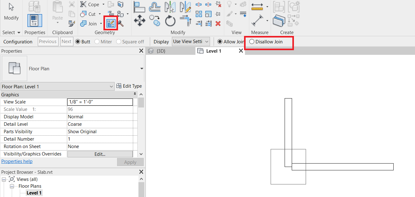 What are the rules for the T icon to disjoin walls?> - Autodesk Community