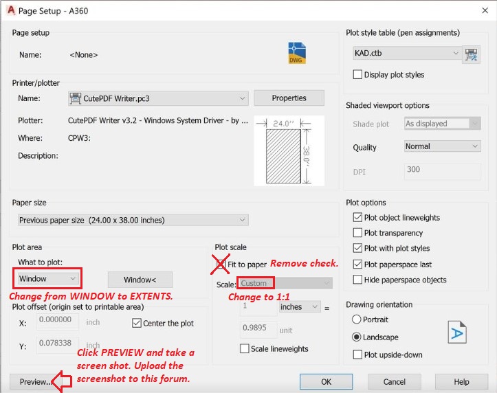 PDF print offset and cropped compared to print preview - Autodesk Community
