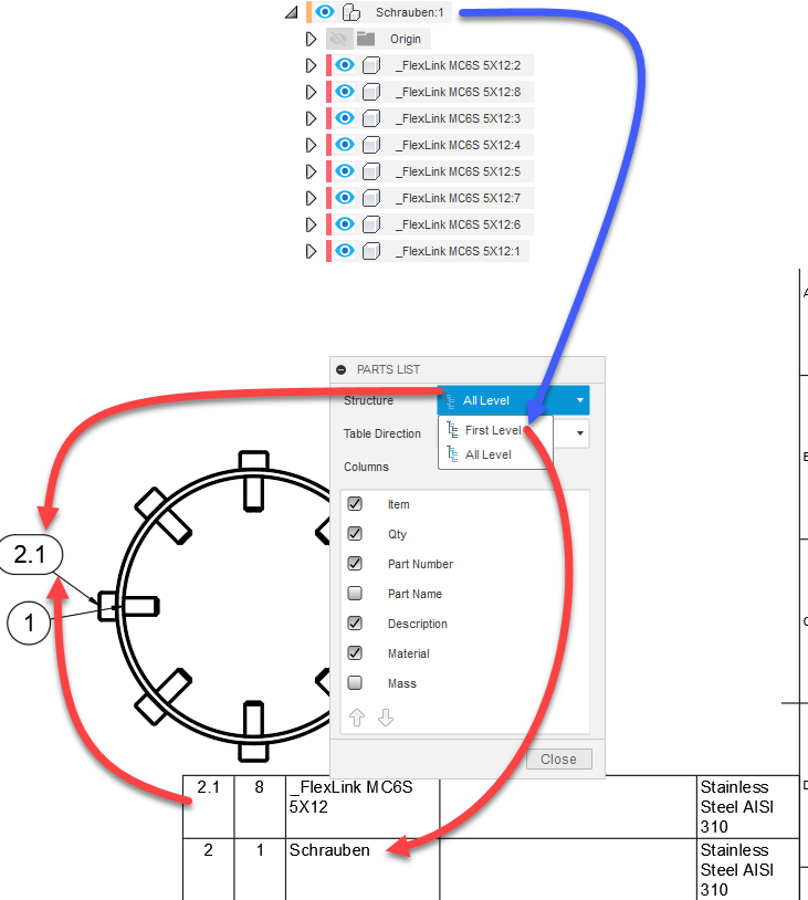 Solved: Parts list - Autodesk Community