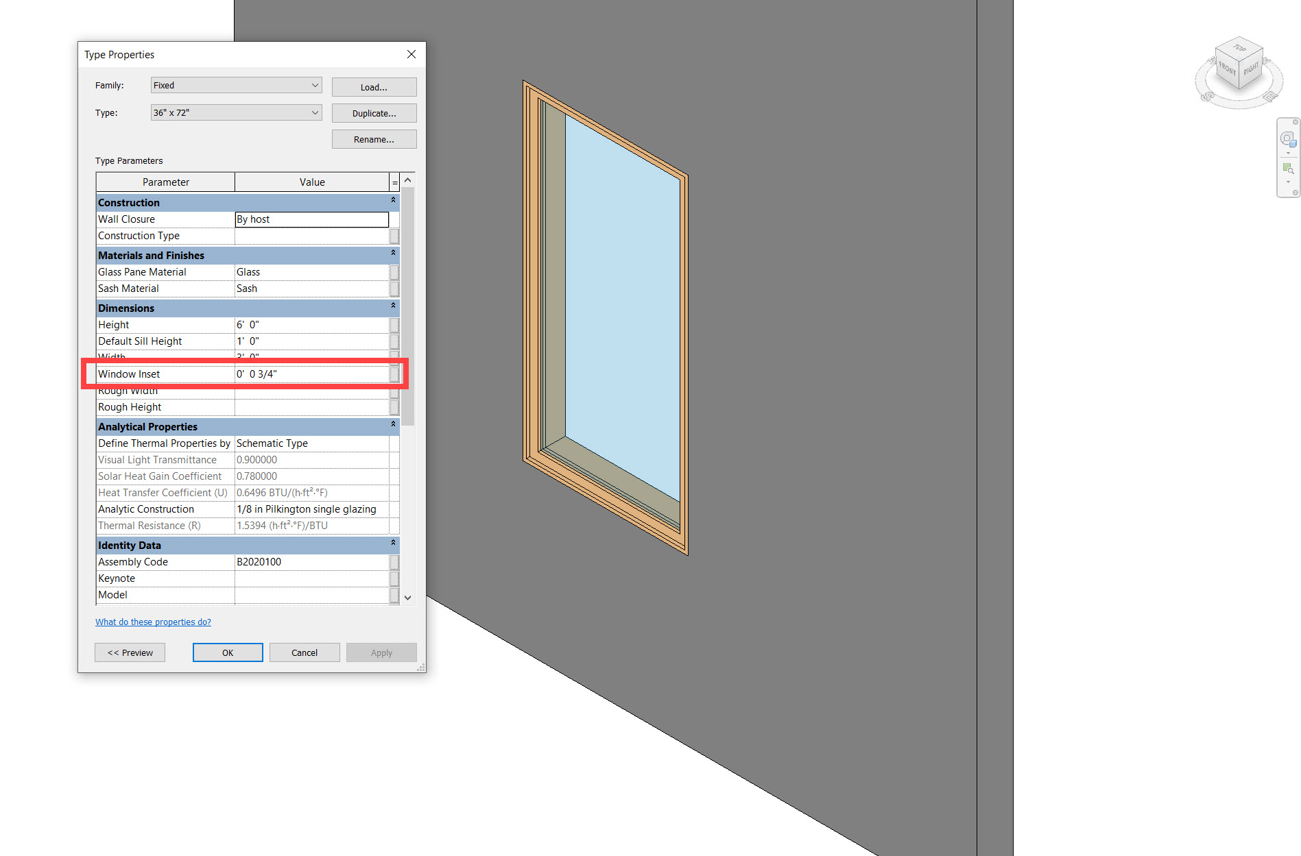 Solved: Door and window inset from exterior face of wall - Autodesk ...