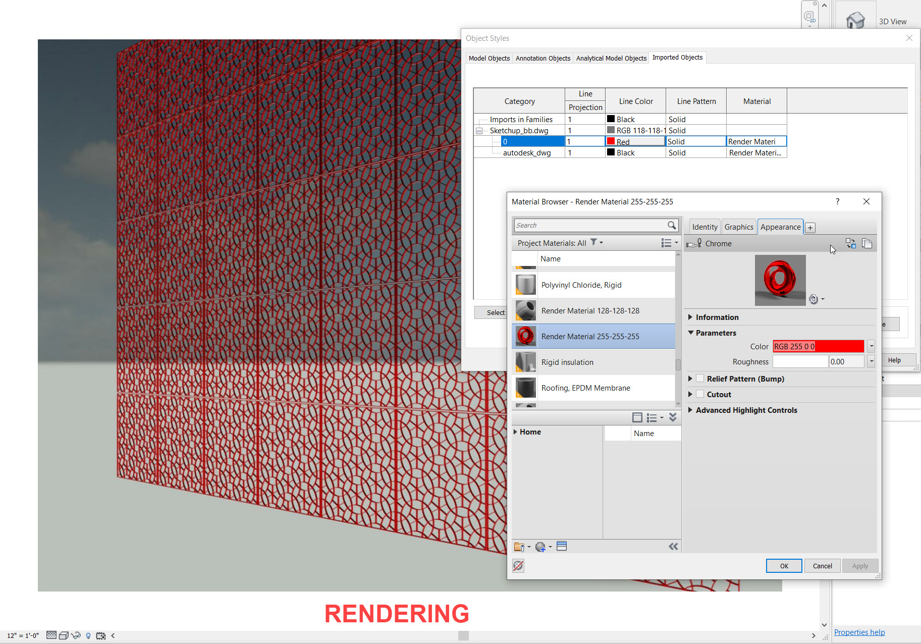 Import pattern from sketchup - Autodesk Community