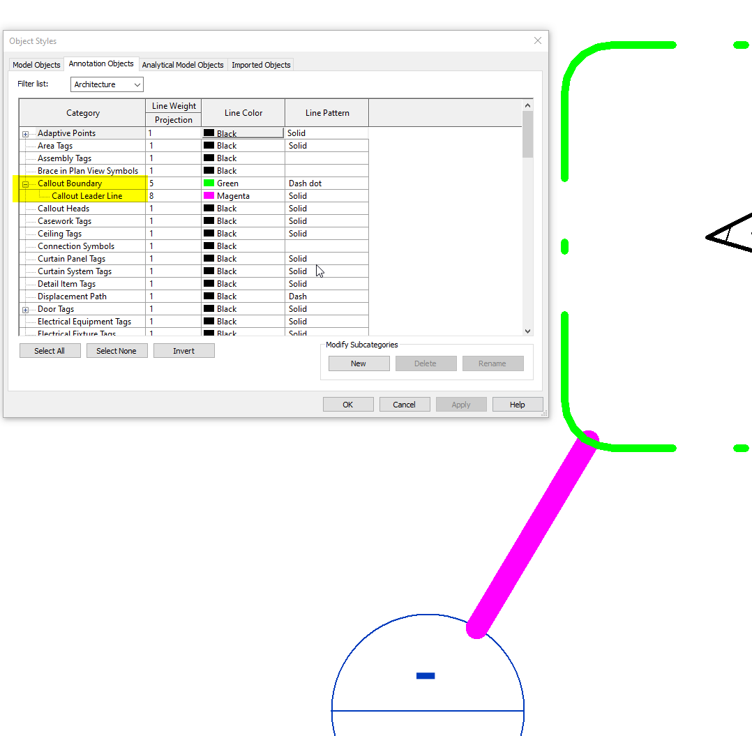 Solved: How the line type of "Callout" rectangle is changed? - Autodesk ...