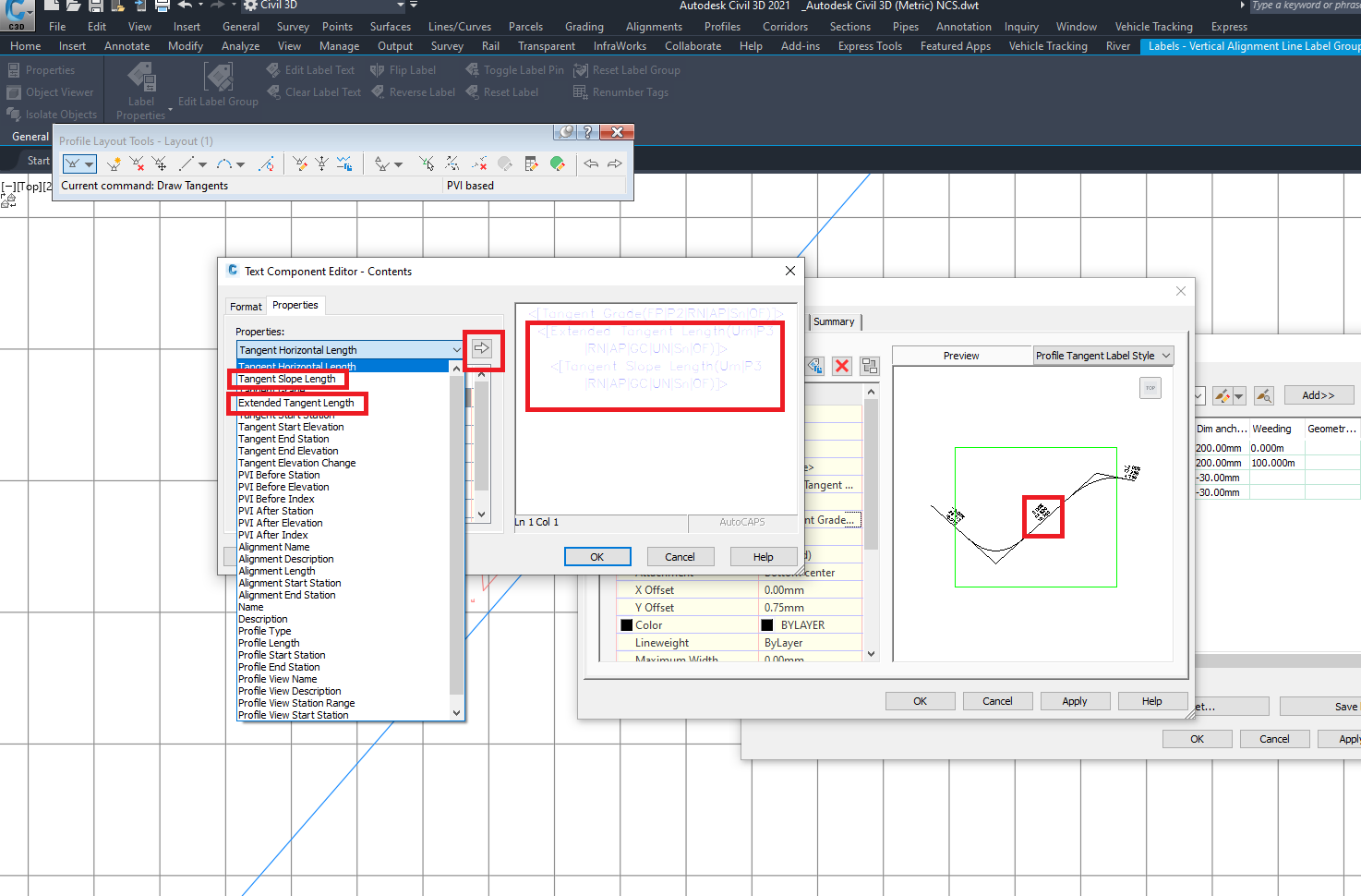 Solved: How can I create an orthogonal length band in profile view??? - Autodesk Community