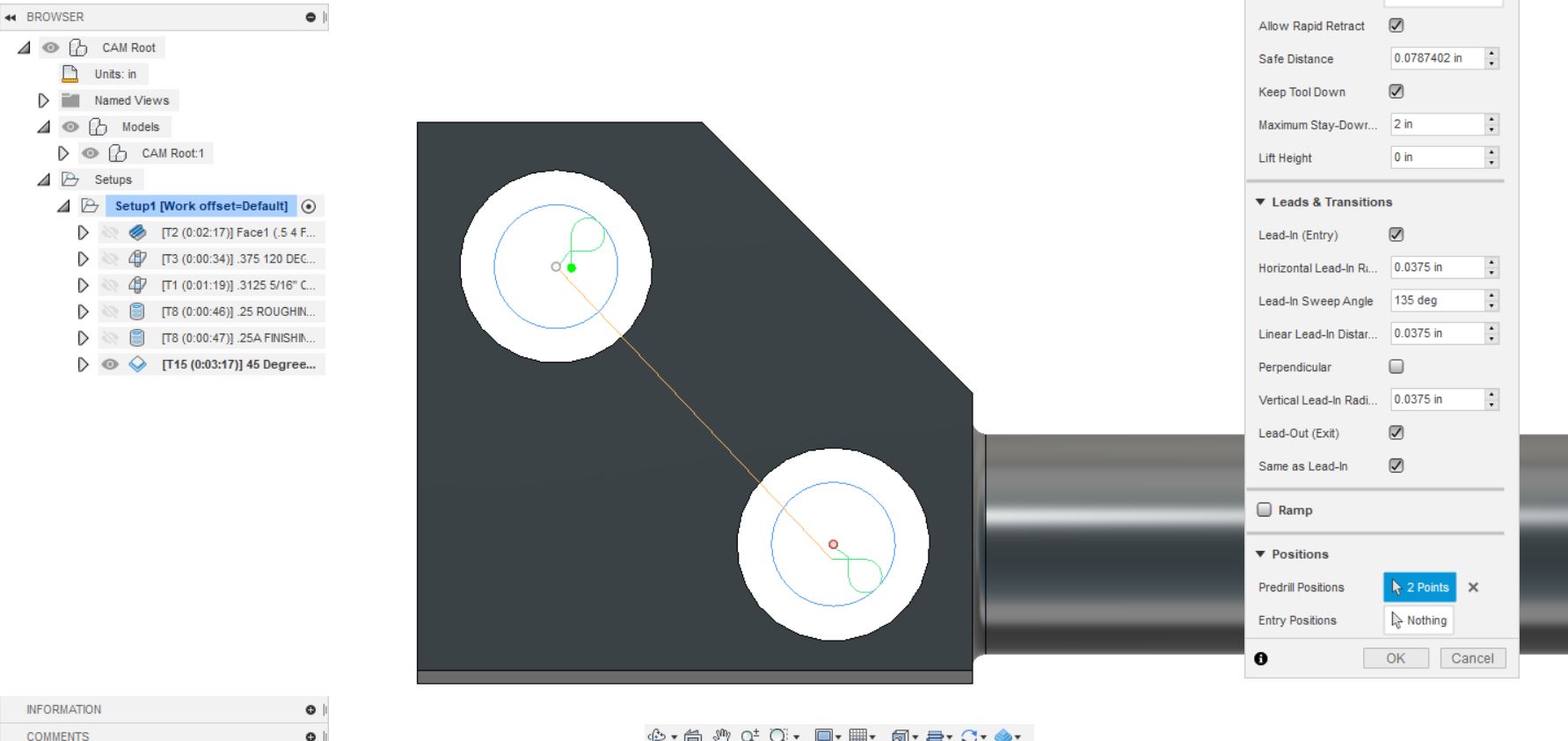 Need help with Back Chamfer of a hole - Autodesk Community