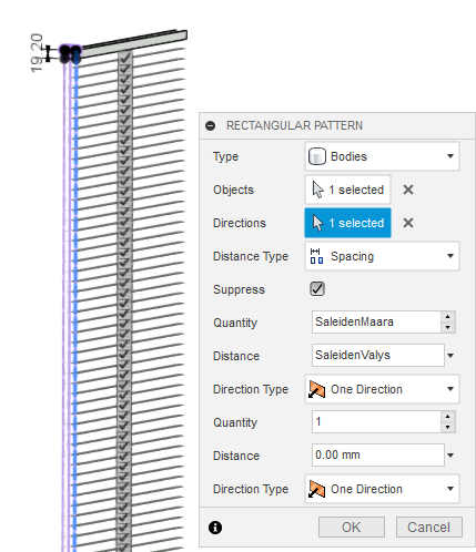 Using variable for pattern quantity - Autodesk Community
