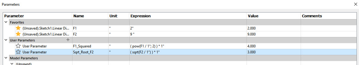 Solved: Square Root and Exponential Function Problems Within Parameters - Autodesk Community