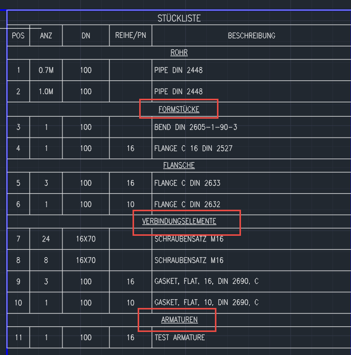 Solved: Underline Title and Headers in BOM Table - Autodesk Community