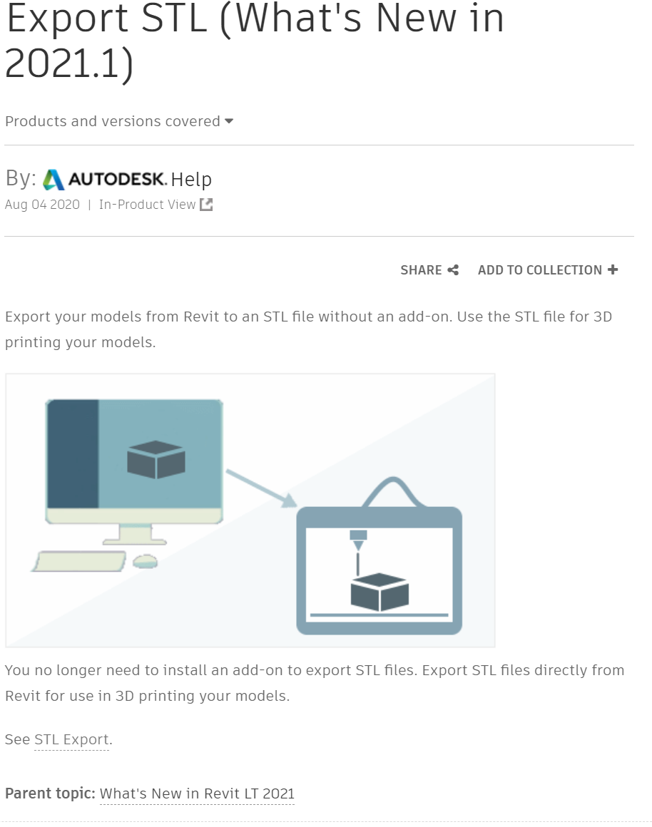 Revit LT Export to STL Addition - Autodesk Community