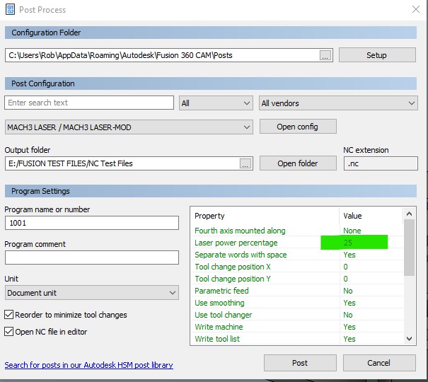 Solved: Need help with Post Processor - Autodesk Community