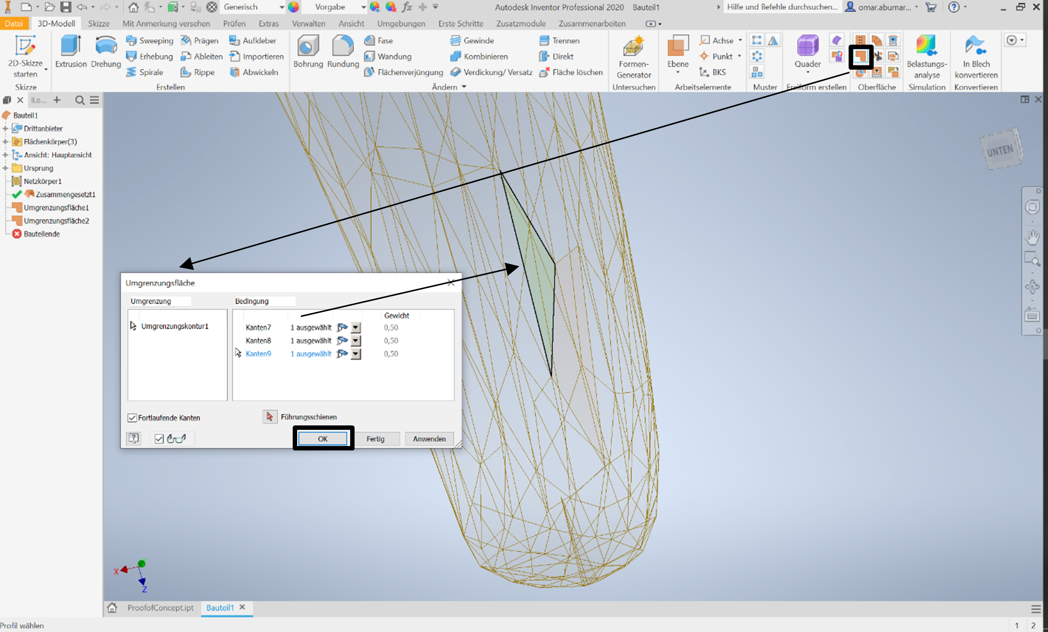 creating boundary patches in 3D sketch - Autodesk Community