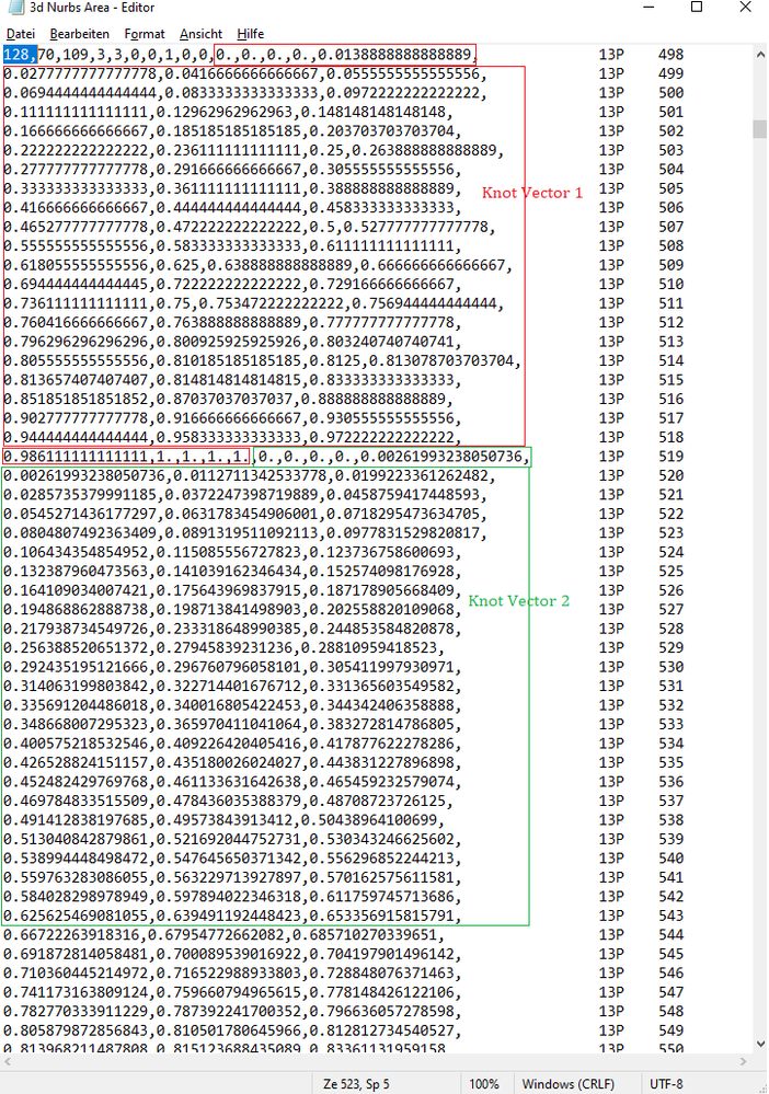 Knot Vector Values - Autodesk Community