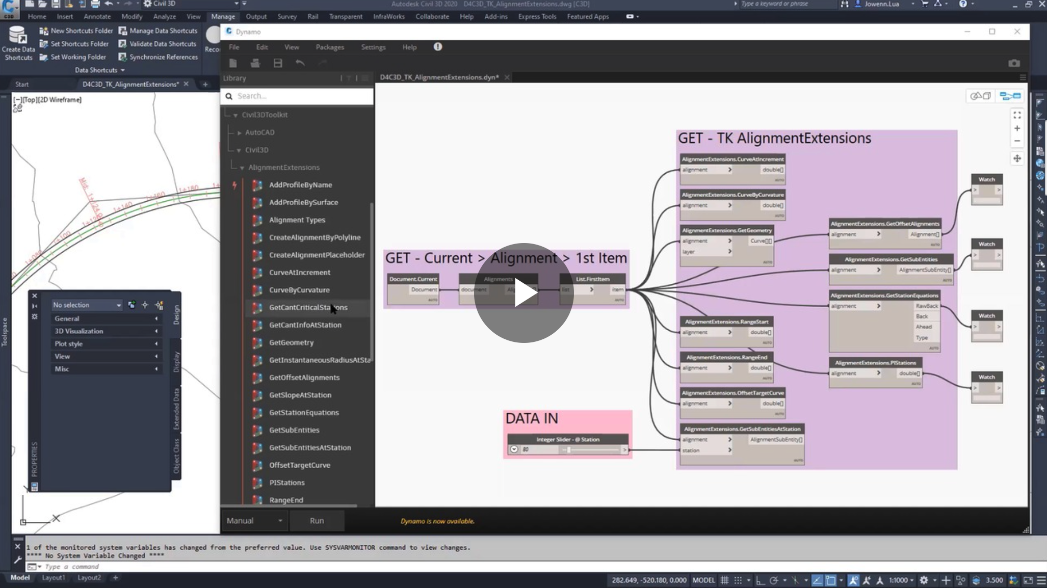 Supercharge Your Dynamo Graph with Civil 3D Toolkit - Autodesk Community