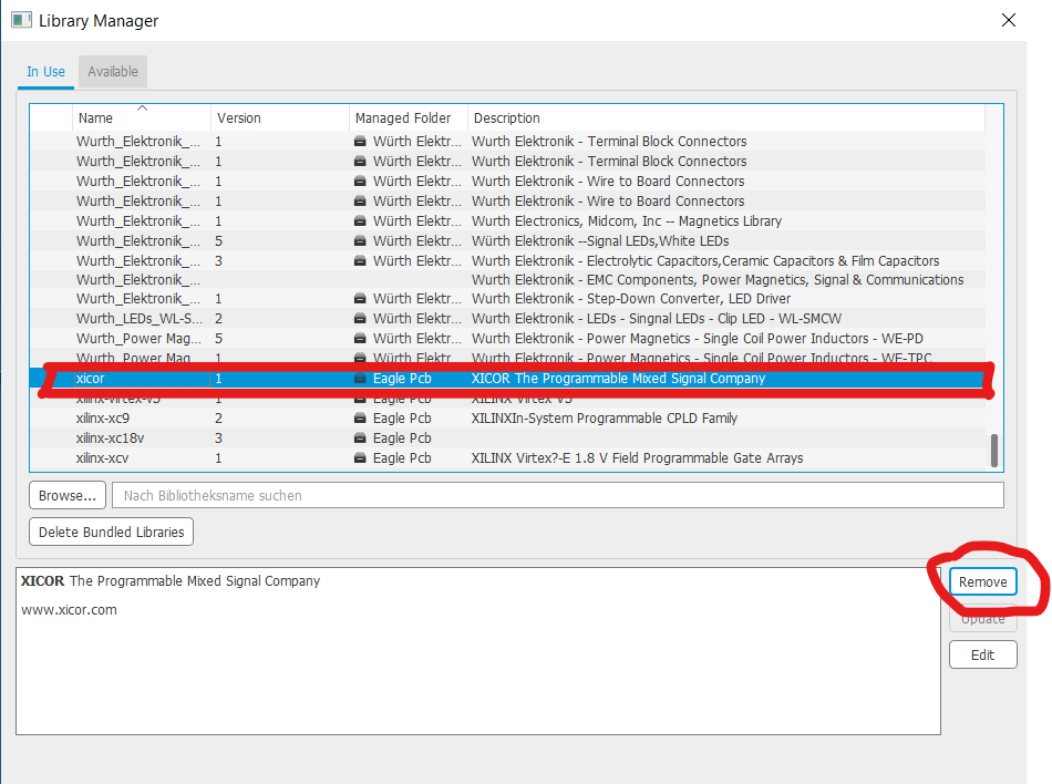 Library Manager Remove Some Bundled Libraries Autodesk Community