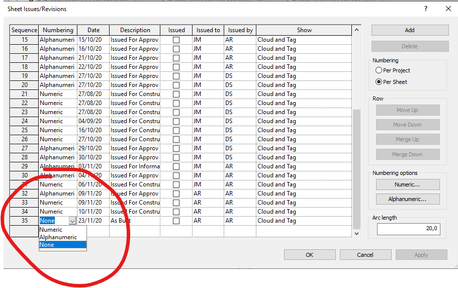 Solved: Is it possible to add another alphanumeric option from the Numbering dropdown ...