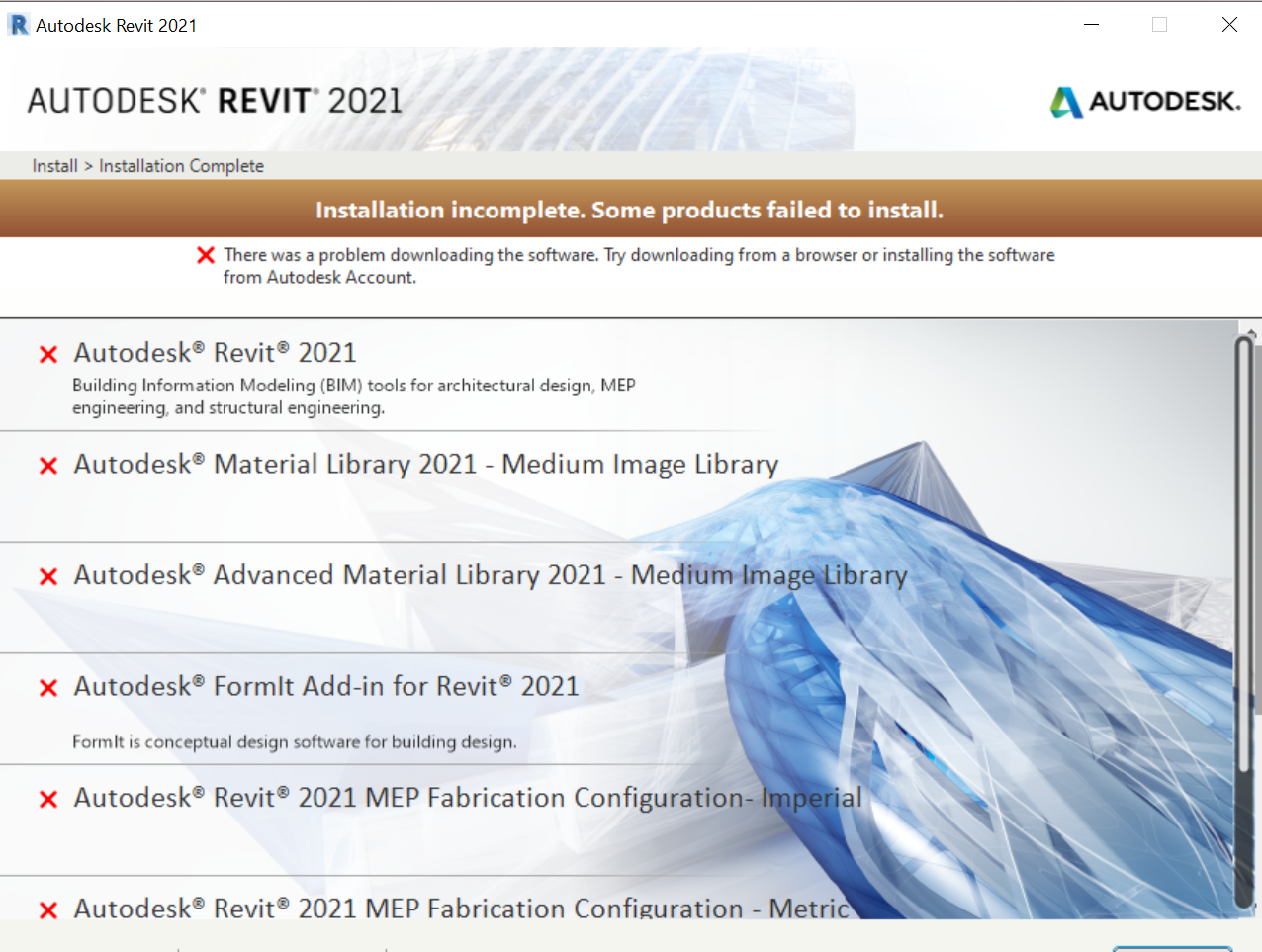 Trail installation of Revit 2021 - Autodesk Community