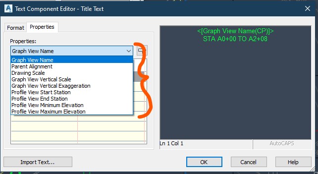 Solved: Profile View Style - Formatting Title to Include Automated Stations - Autodesk Community