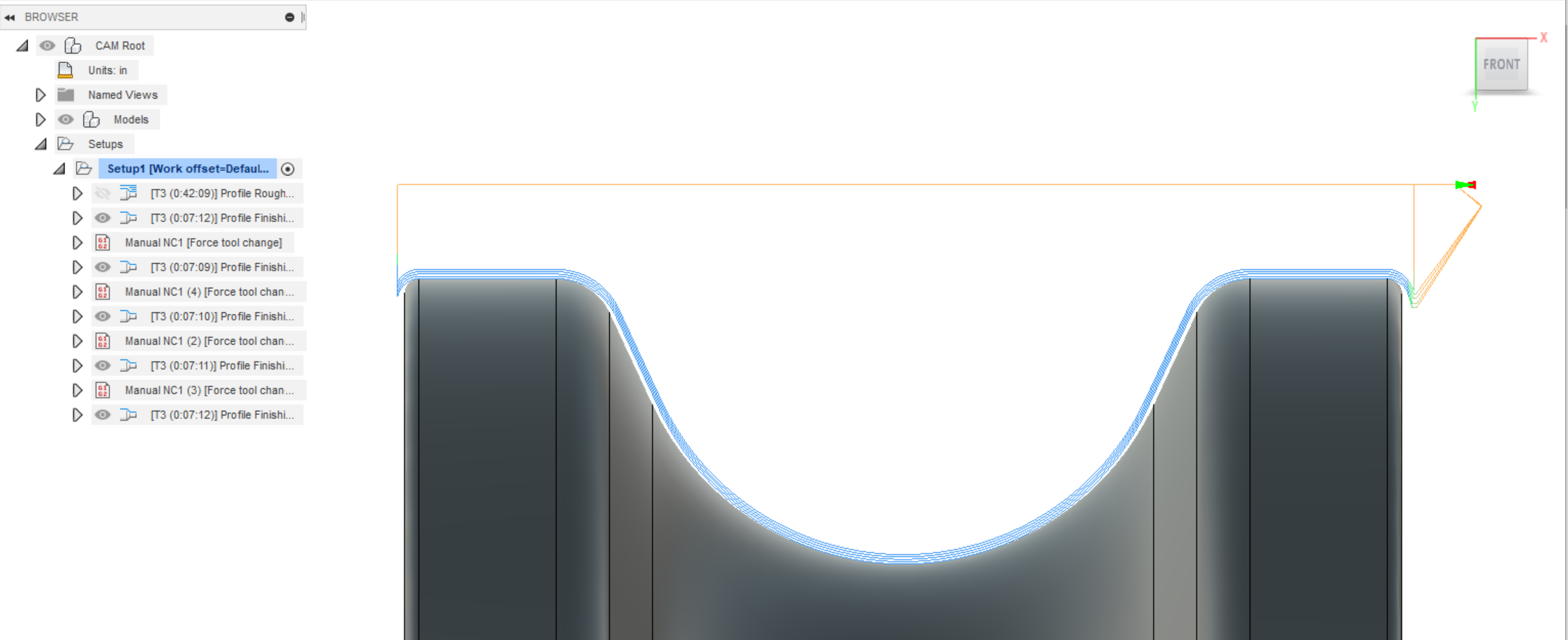 Solved: Multiple depth finishing passes - how To - Autodesk Community
