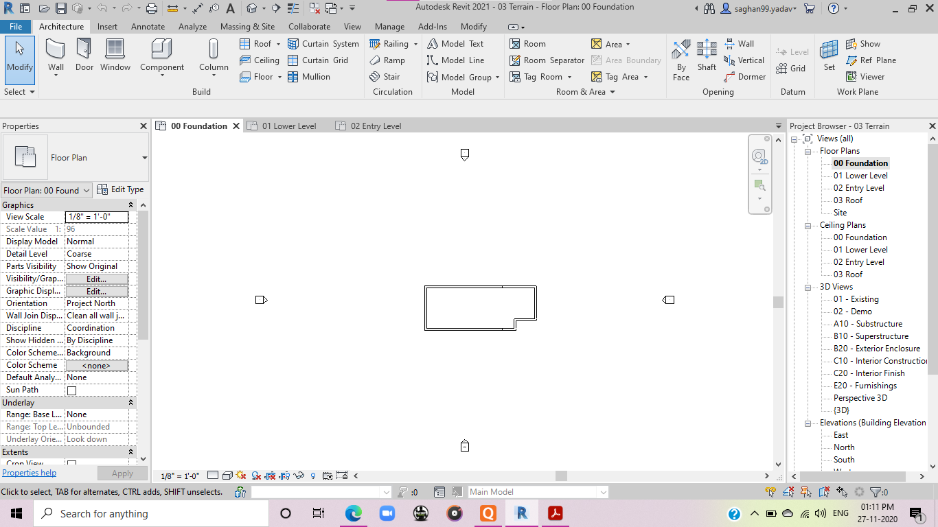 Solved: Making Floor Plan for new level : Drawing area blank - Autodesk ...