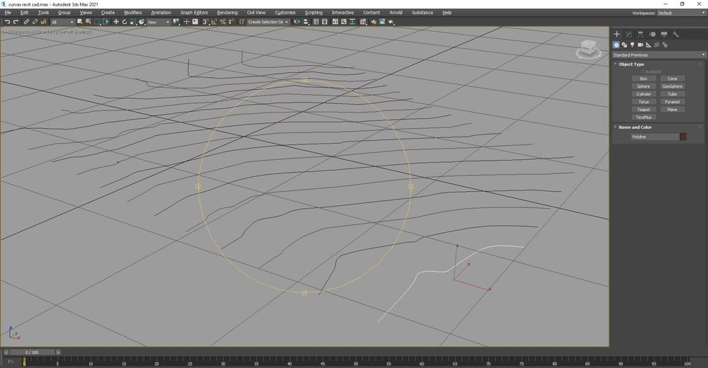 Solved: Error with splines imported from Cad or revit to 3ds Max ...