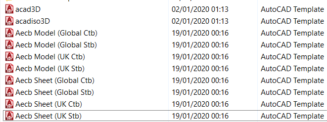 Standard Template Files - Autodesk Community