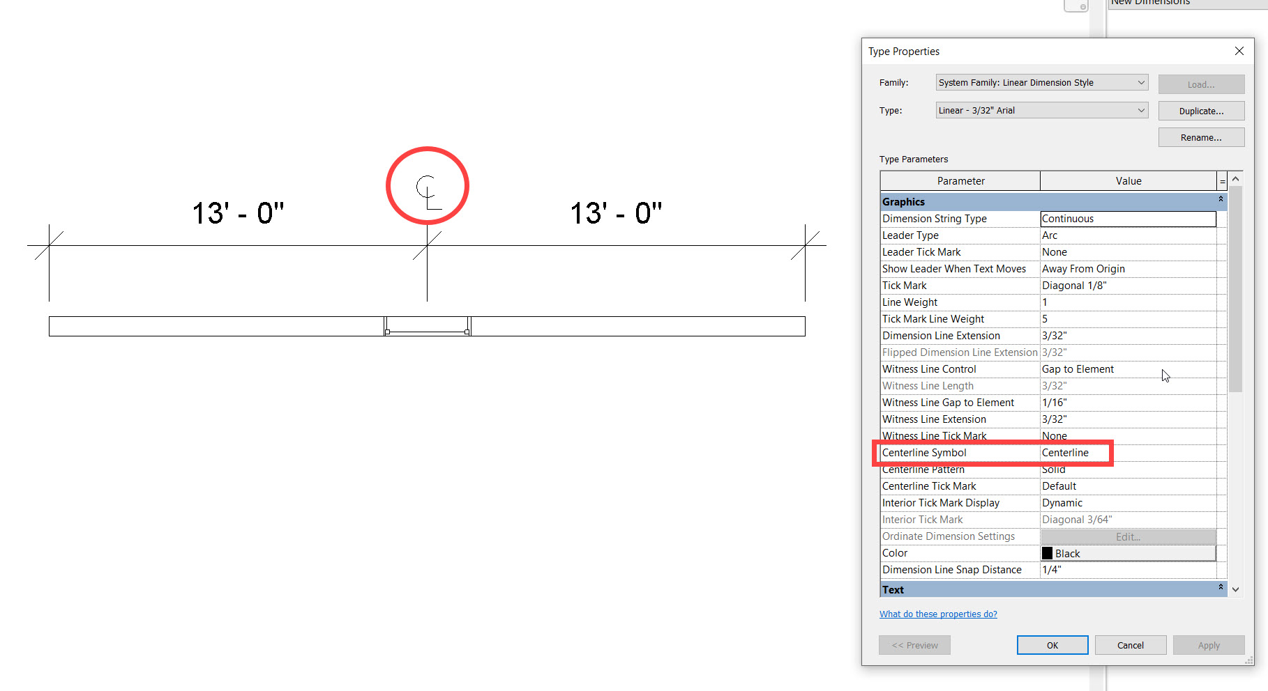 Solved: Center Line symbol "CL" in Revit - Autodesk Community