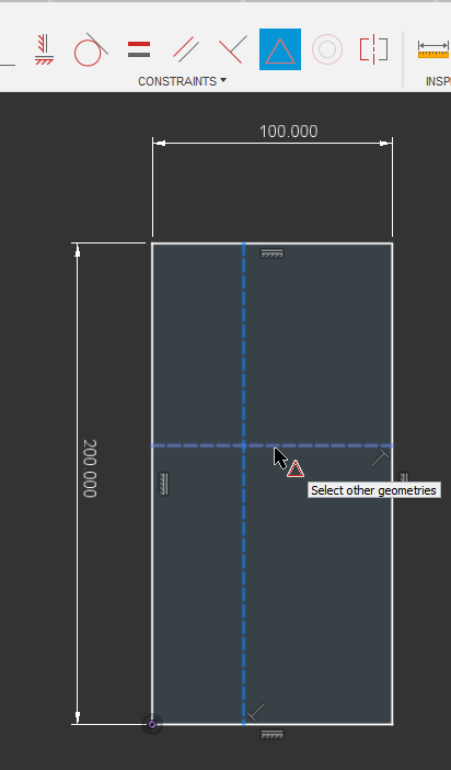 How can I keep a midpoint constraint even when filleting one side of a ...