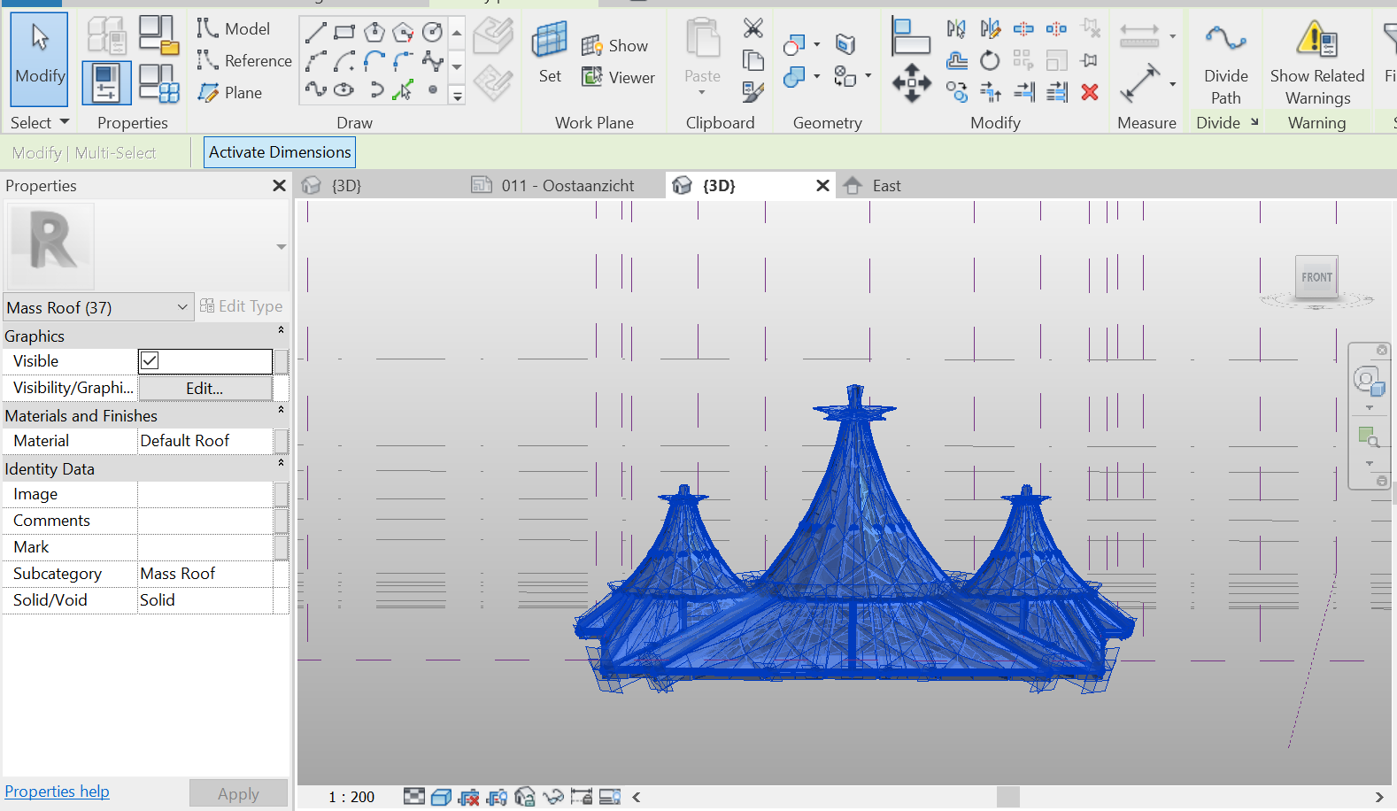 Giving a family mesh mass, in order to create a roof. - Autodesk Community