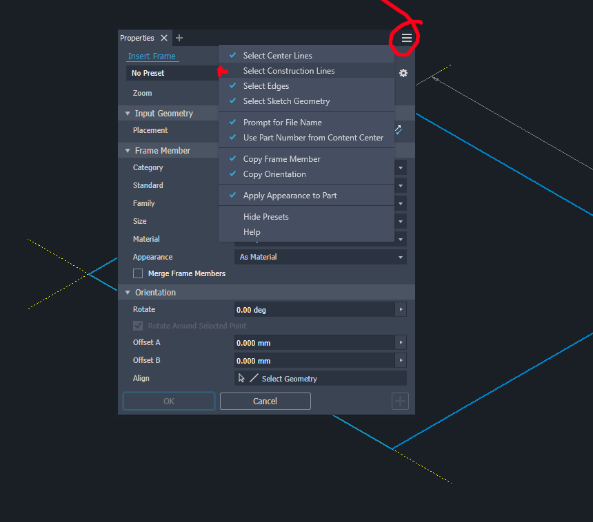 Solved: Hide projected geometry - Autodesk Community