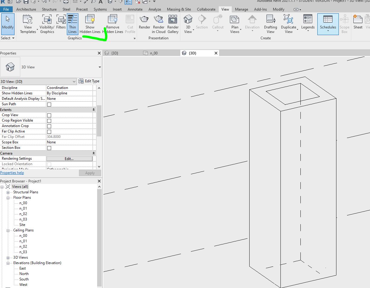 Solved: Obscured lines style in 3D view - Autodesk Community
